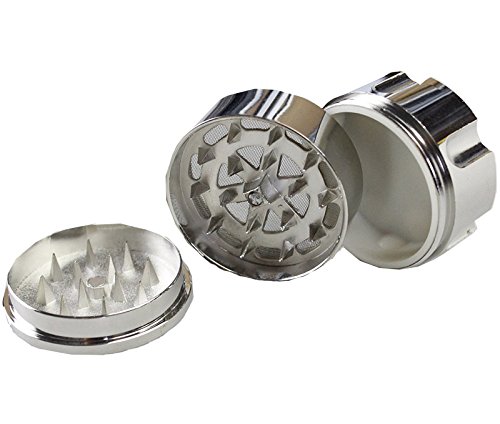 Blackcell 2" Aluminum 3 Piece Tobacco Spice Herb Revolver Bullet ...