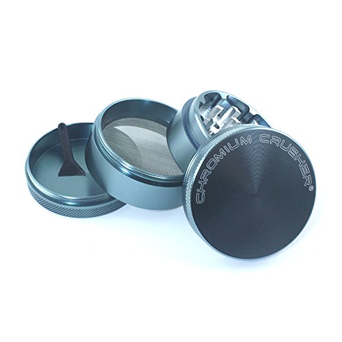 Chromium Crusher Light Blue 4 Piece Tobacco Spice Herb Grinder - Pick ...